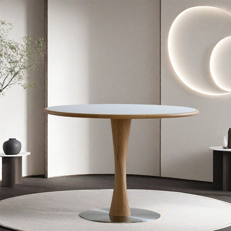 Pakloer Nordic style modern simple round table | Wayfair